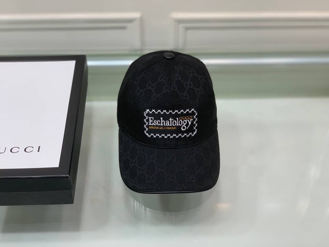 Fake Gucci Logo Embroidered Cap