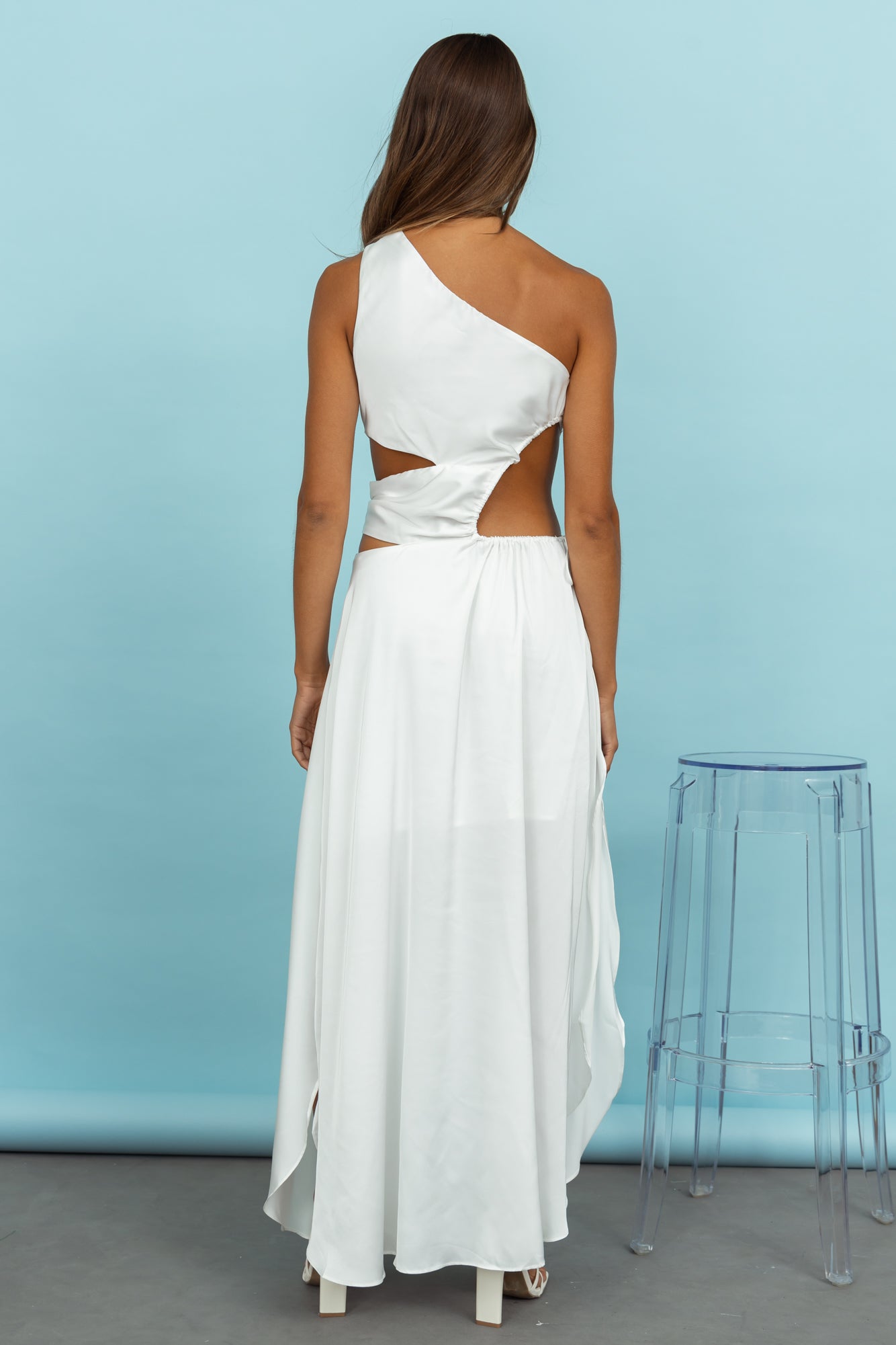 Hot Divinity Maxi Dress White Hot Divinity Maxi Dress White