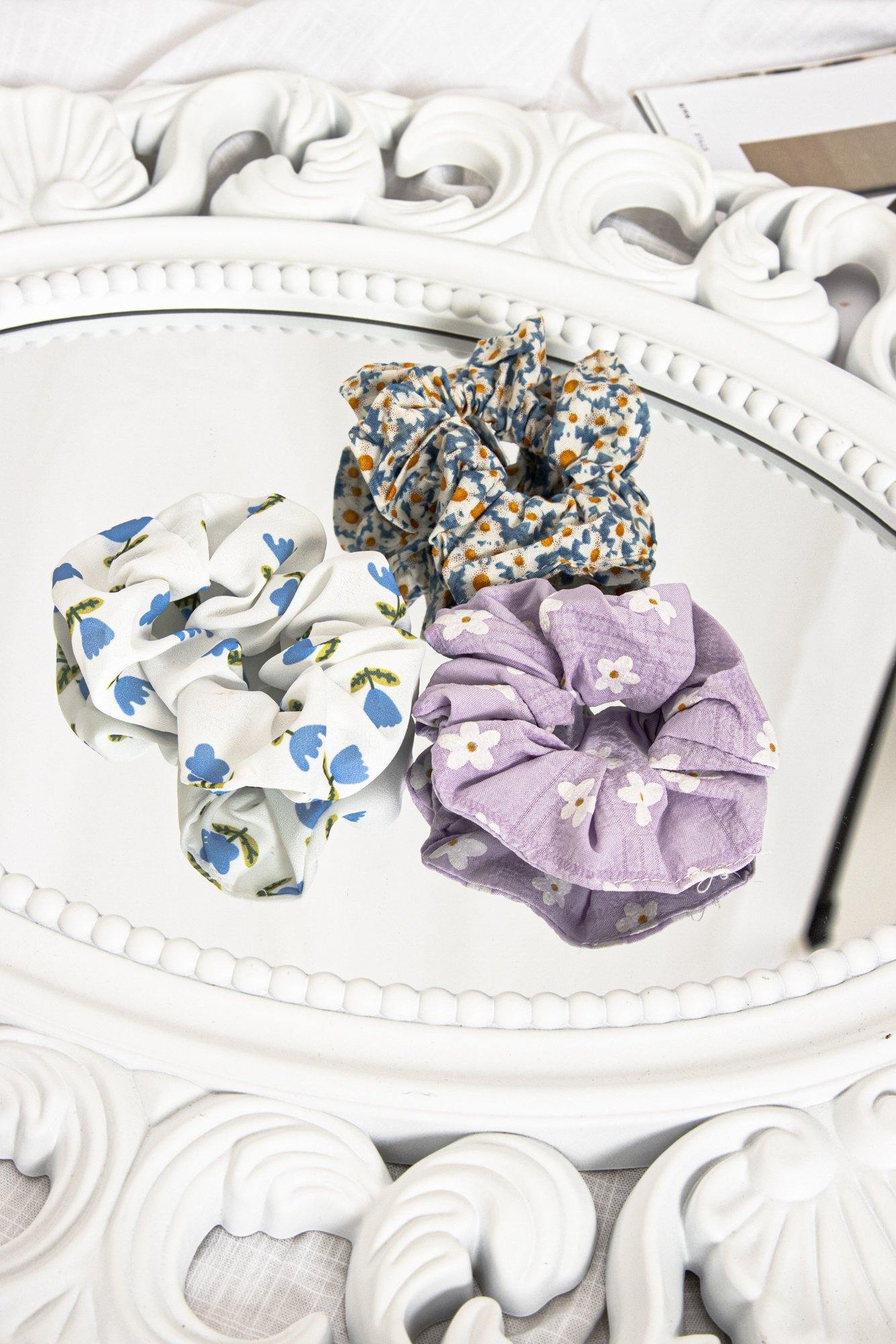 History Of The Daisy Scrunchie Purple