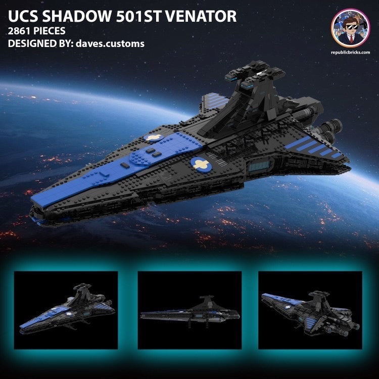 UCS SHADOW 501ST VENATOR CLASS ATTACK CRUISER