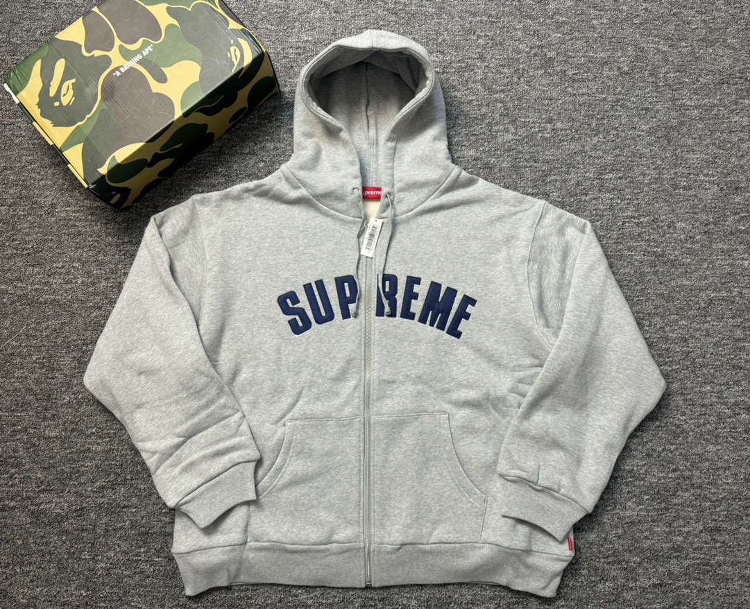 Supreme FW24 WEEK11 Arc Thermal Zip UpHooded Sweatshirt - STSA