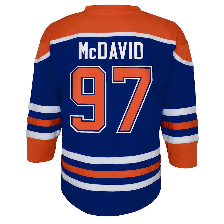 E.Oilers #97 Connor McDavid Infant Home Replica Player Jersey Stitched ...