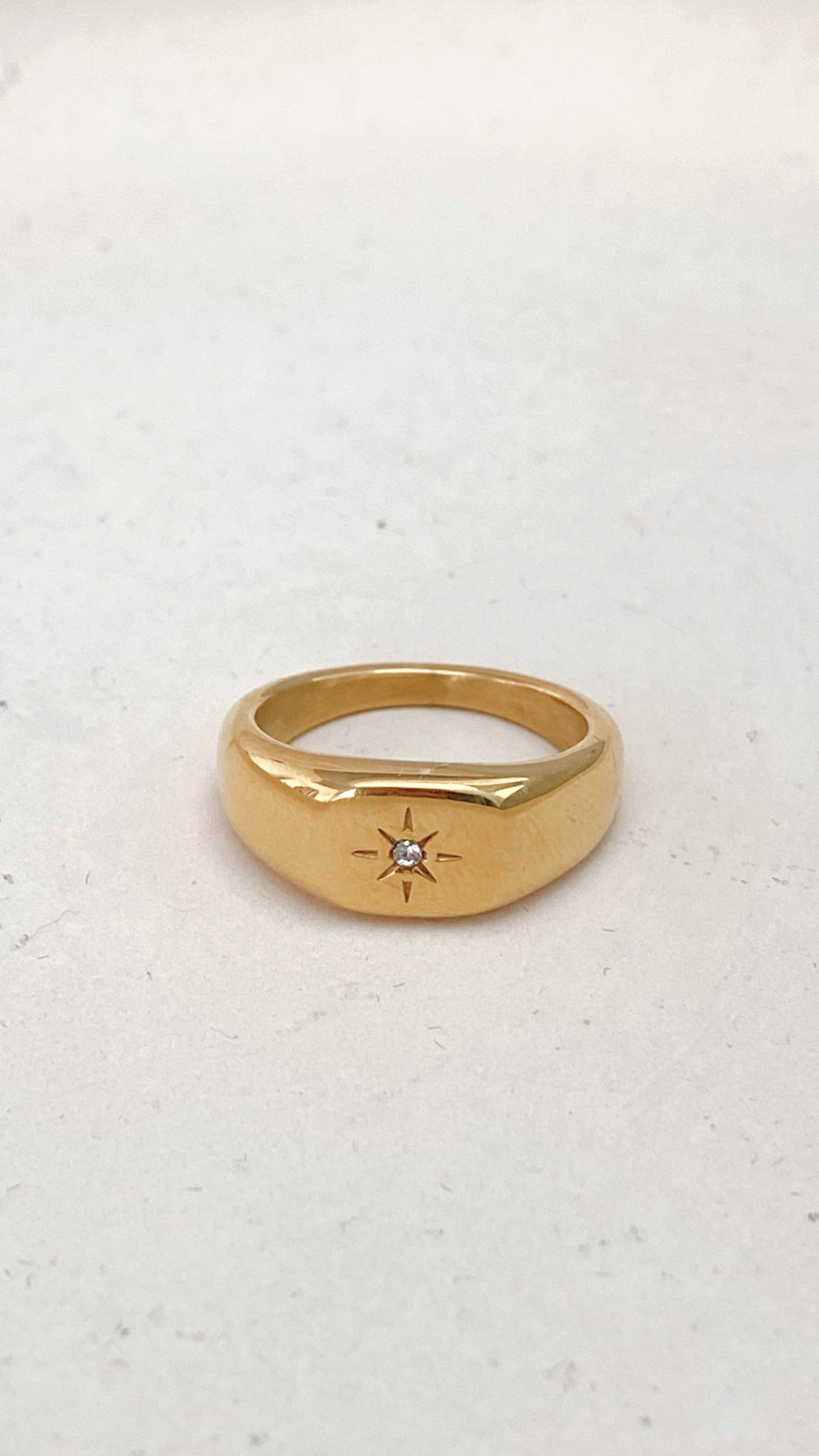 Star Essential Ring - Gold - lelonys